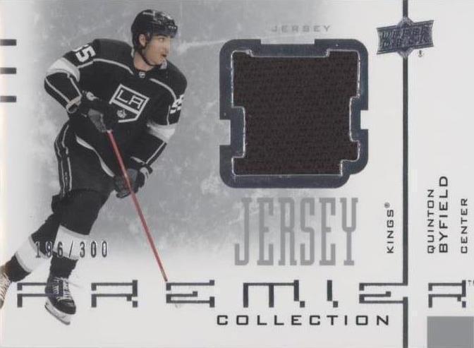 2021-22 Upper Deck Premier - 20th Anniversary Jersey Quinton Byfield # ...