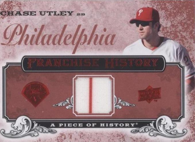 2008 Upper Deck A Piece of History - Franchise History Chase Utley #FH ...