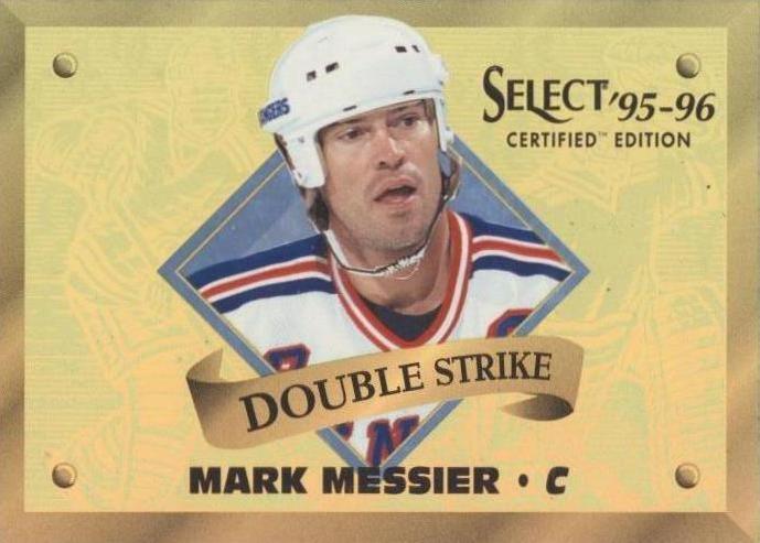 1995-96 Select Certified Edition - Double Strike Mark Messier #15 Gold ...