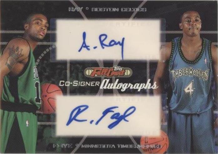 2006-07 Topps Full Court - Co-Signers Autographs #CS-26 Randy Foye ...