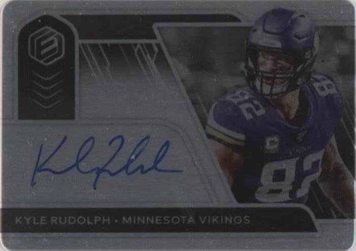 2020 Panini Elements - Steel Signatures #SS-KR Kyle Rudolph /99 (AU ...