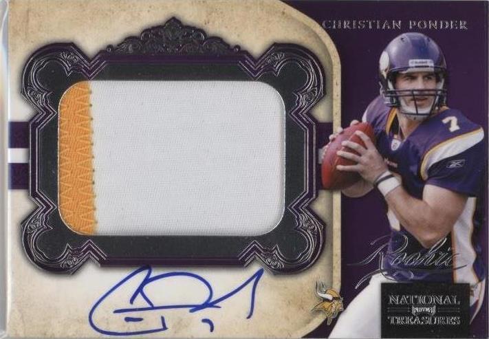 2011 Playoff National Treasures - Rookie Patch Autographs Christian ...