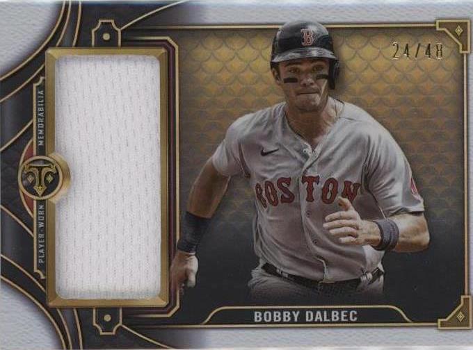 2022 Topps Triple Threads - Single Jumbo Relics #SJR1-BD1 Bobby Dalbec ...