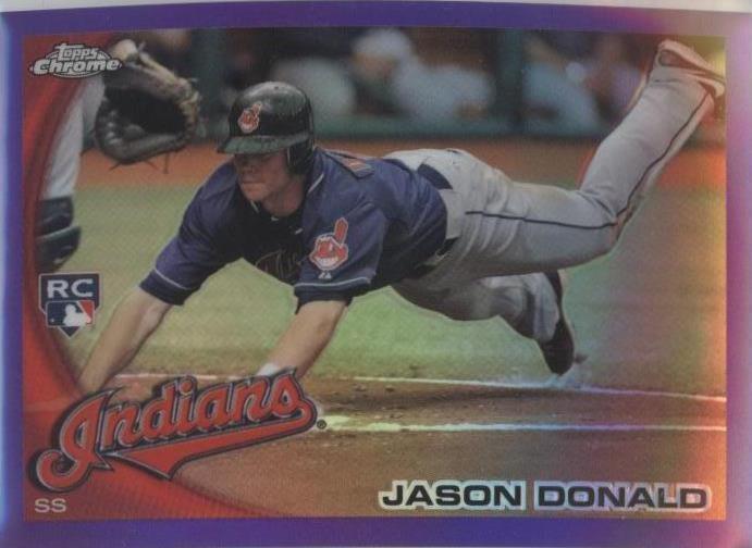 2010 Topps Chrome - Jason Donald #180 Purple Refractor /599 (RC) for ...