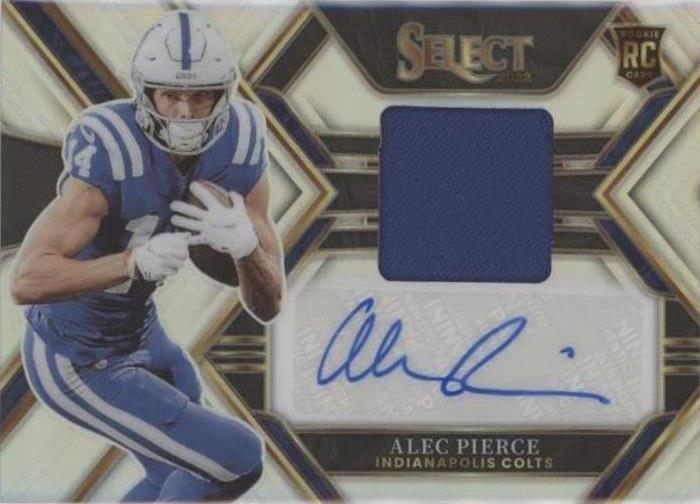 2022 Panini Select - Rookie Signature Memorabilia Alec Pierce #RSM-AP ...