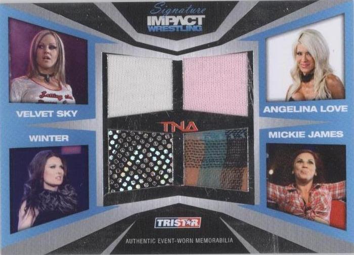 2011 TRISTAR TNA Signature Impact Wrestling - Materials Silver #M14 ...