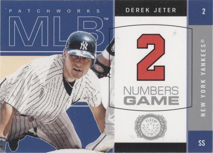 2003 Fleer Patchworks - Numbers Game Derek Jeter #2NG for sale online ...