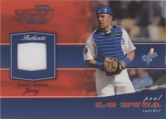2002 Playoff Piece of the Game - Materials Paul Lo Duca #POG-65 Jersey ...