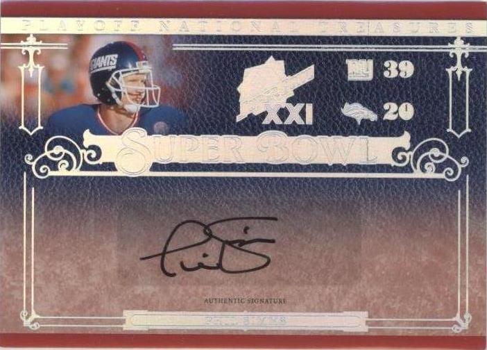 2007 Playoff National Treasures - Super Bowl Signatures #SB-PS Phil ...