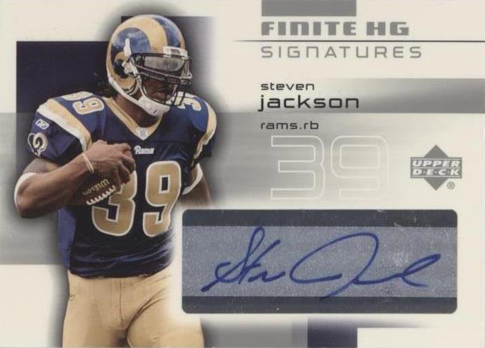 2004 Upper Deck Finite HG - Signatures Steven Jackson #FS-SJ (AU, RC ...