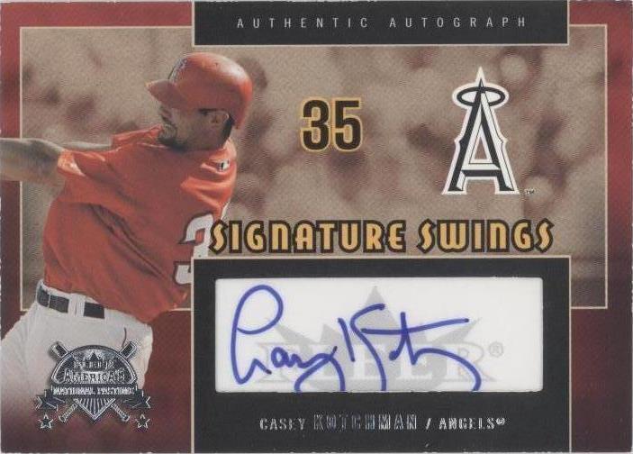 2005 Fleer National Pastime - Signature Swings Casey Kotchman #SS-CK (AU) for sale online | eBay