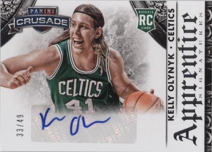2013-14 Panini Crusade - Apprentice Signatures Kelly Olynyk #20 Silver ...