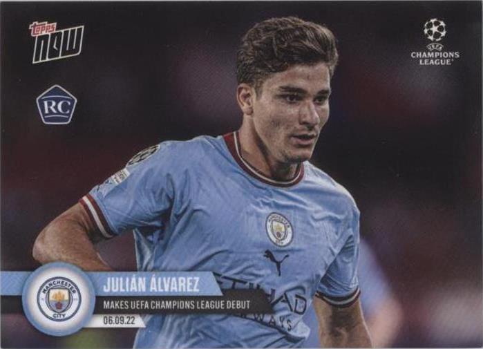 2022-23 Topps Now UCL - #007 Julian Alvarez (RC) for sale online | eBay