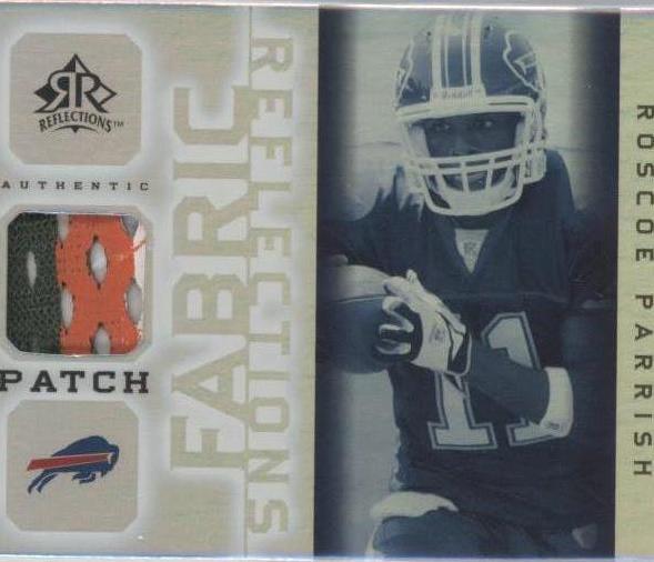 2005 Upper Deck Reflections - Future Fabric Reflections Patch #FFRP-RP Roscoe Parrish /30 (MEM ...