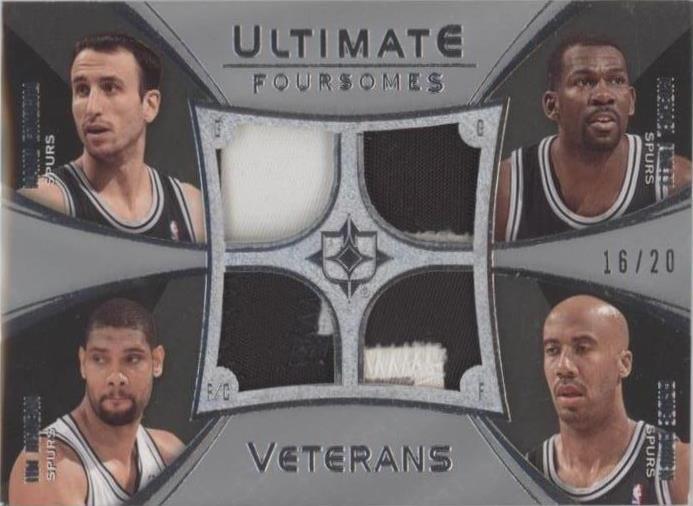 2008-09 Ultimate Collection - Ultimate Foursomes Veterans Patch #UFV ...