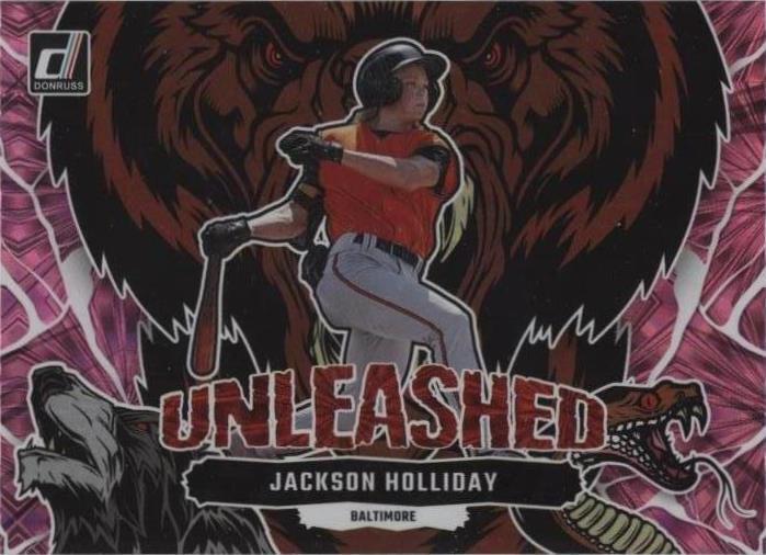 2023 Panini Donruss - Unleashed Pink Fireworks #U14 Jackson Holliday ...