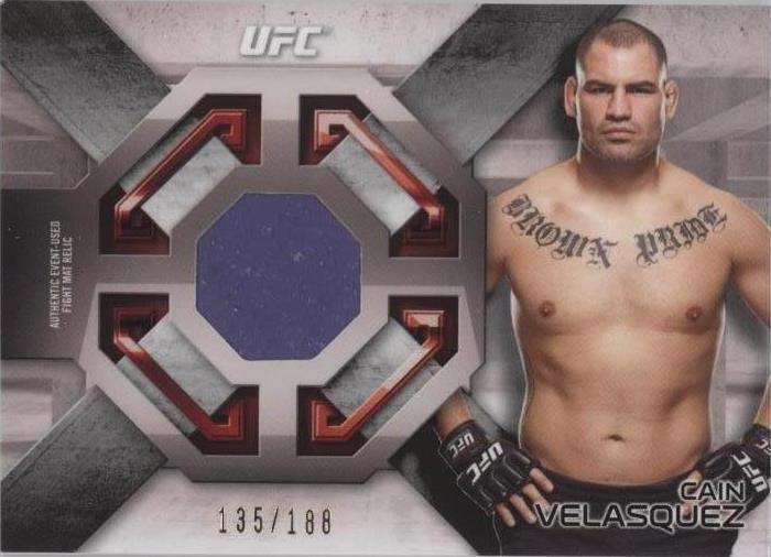 2016 Topps UFC Knockout - Fight Mat Relics Cain Velasquez #FMR-CV /188 ...