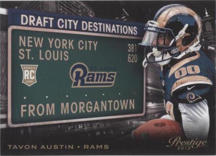 2013 Panini Prestige - Draft City Destinations Tavon Austin #2 (RC) for ...