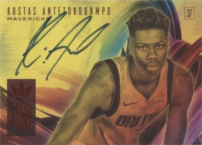 2018-19 Panini Court Kings - Fresh Paint Autographs Kostas ...