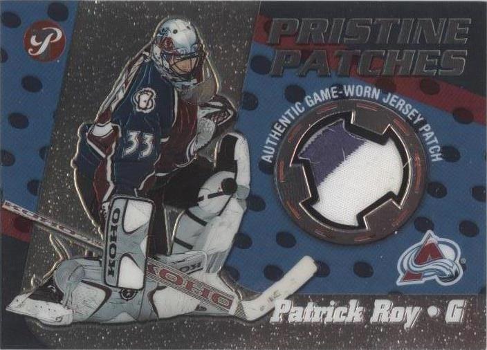 2003-04 Topps Pristine - Pristine Patches #PP-PR Patrick Roy (MEM) for ...