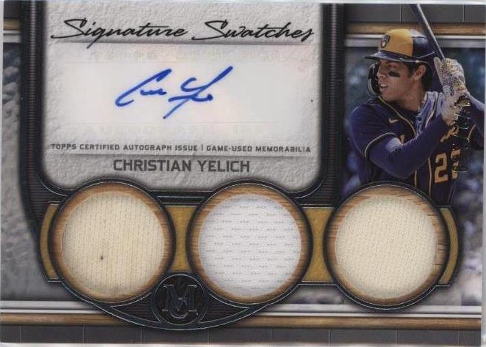 2023 Topps Museum Collection - Single-Player Signature Swatches Triple ...