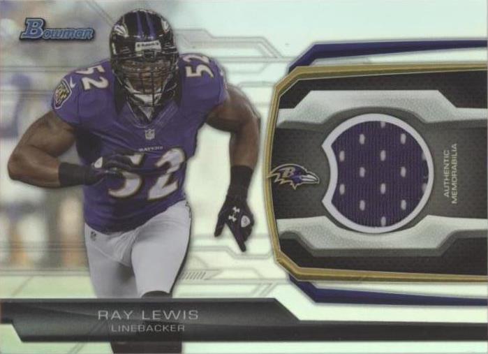 2013 Bowman - Relic #BR-RL Ray Lewis (MEM) for sale online | eBay
