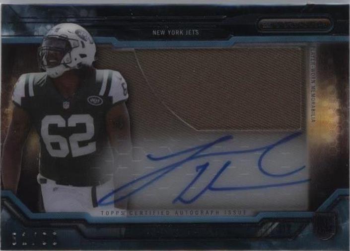 2015 Topps Strata - Clear Cut Autograph Patch Rookies Blue #CCAP-LW ...