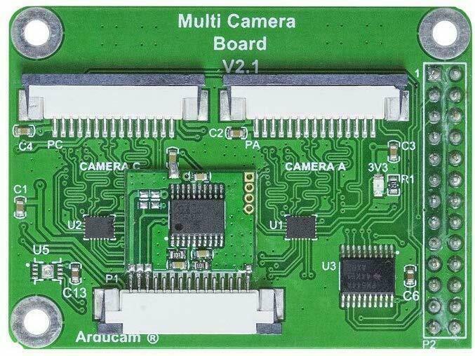 4 3b+ Pi | Arducam Multi Camera Adapter Module V2.1 For Raspberry Pi