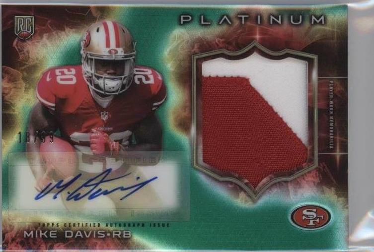 2015 Topps Platinum - Autographed Rookie Patches Green Refractor #ARP ...