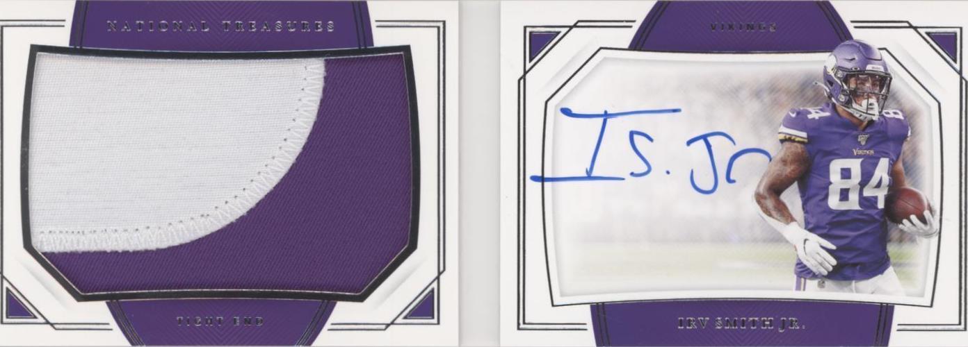 2019 Panini National Treasures - Rookie Jumbo Prime Signature Booklet # ...