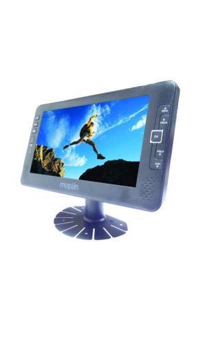 Maplin LED903 9" Portable LED TV with Built-in DVB-T2 Tuner and USB ...