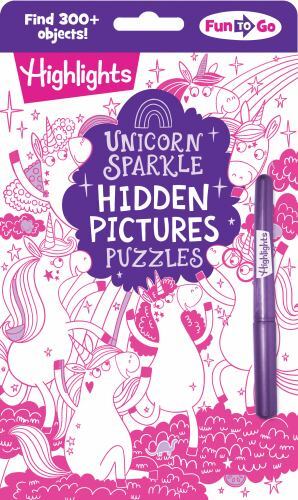 Unicorn Sparkle Hidden Pictures Puzzles : Find over 300 Hidden Objects ...