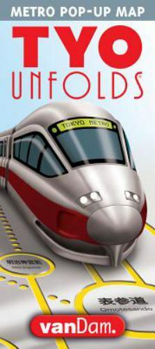 Tokyo Subway Unfolds Pop-Up Map by Vandam by Stephan Van Dam (2017 ...