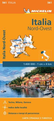 Mapa Regional Italia Nord Ovest by Michelin (2022, Sheet Map, Folded ...