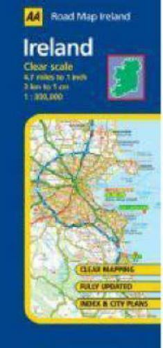 Ireland Road Map by AA Publishing Staff (2008, Sheet Map, Folded) for ...