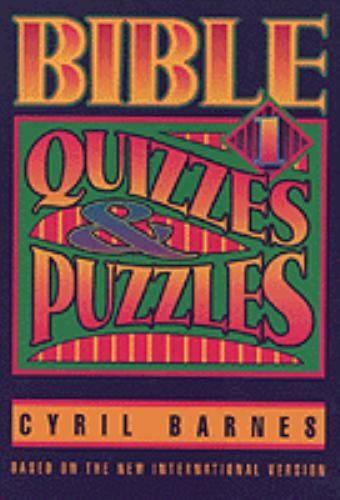 Bible Quizzes and Puzzles by Cyril Barnes (1992, Trade Paperback) for ...