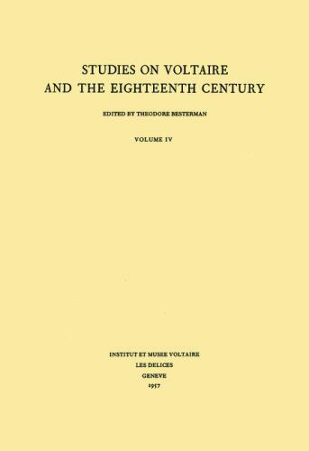 Oxford University Studies in the Enlightenment Ser.: Miscellany ...