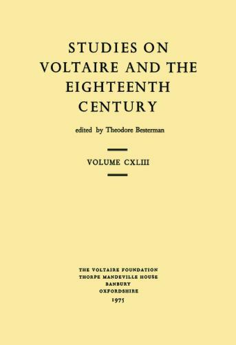 Oxford University Studies in the Enlightenment Ser.: Miscellany ...