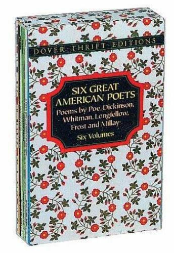 Six Great American Poets : Poems by Poe, Dickinson, Whitman, Longfellow ...