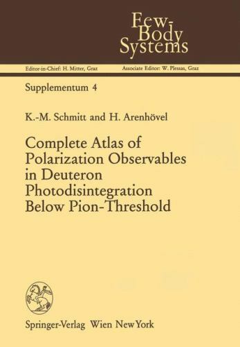 Few-Body Systems Ser.: Complete Atlas of Polarization Observables in ...