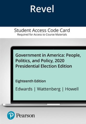 Revel for Government in America : People, Politics, and Policy, 2020 ...
