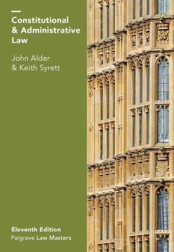 Hart Law Masters Ser.: Constitutional and Administrative Law by John ...