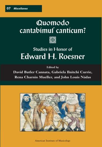 MISC 7 Quomodo Cantabimus Canticum? Studies in Honor of Edward H ...