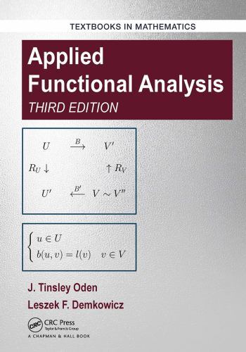 Textbooks in Mathematics Ser.: Applied Functional Analysis by J ...