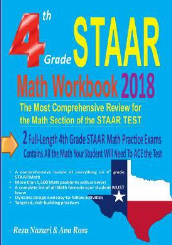 4th Grade STAAR Math Workbook 2018: : The Most Comprehensive Review for ...