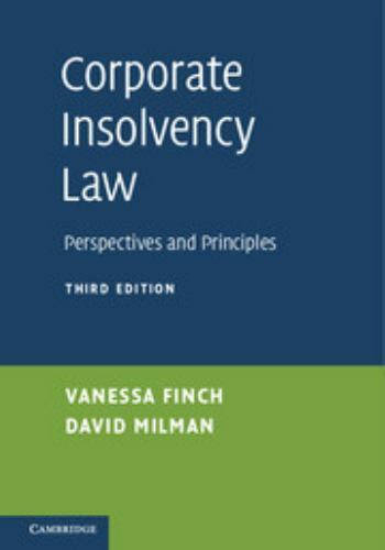 Corporate Insolvency Law : Perspectives and Principles by Vanessa Finch ...