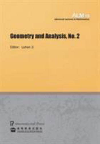 Geometry and Analysis, No. 2 by Lizhen Ji (2011, Trade Paperback) for ...
