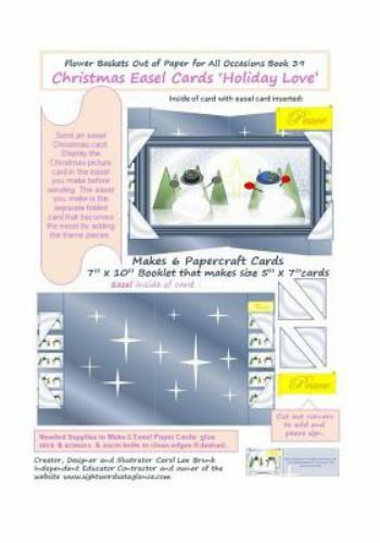 Flower Baskets Out of Paper for All Occasions Book 39 : Christmas Easel ...