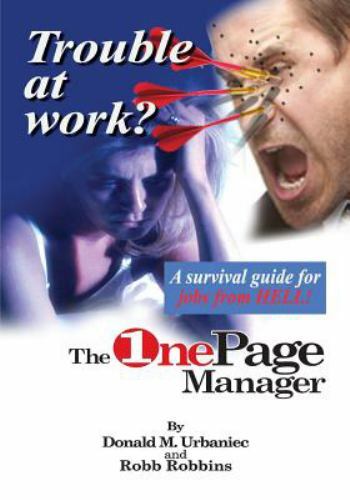 One Page Manager by Donald Urbaniec (2014, Trade Paperback) for sale ...