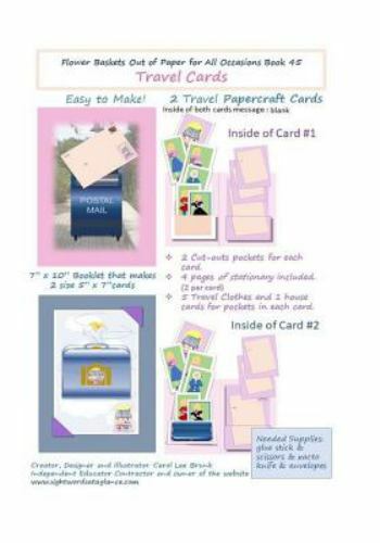 Flower Baskets Out of Paper for All Occasions Book 45 : Travel Cards by ...